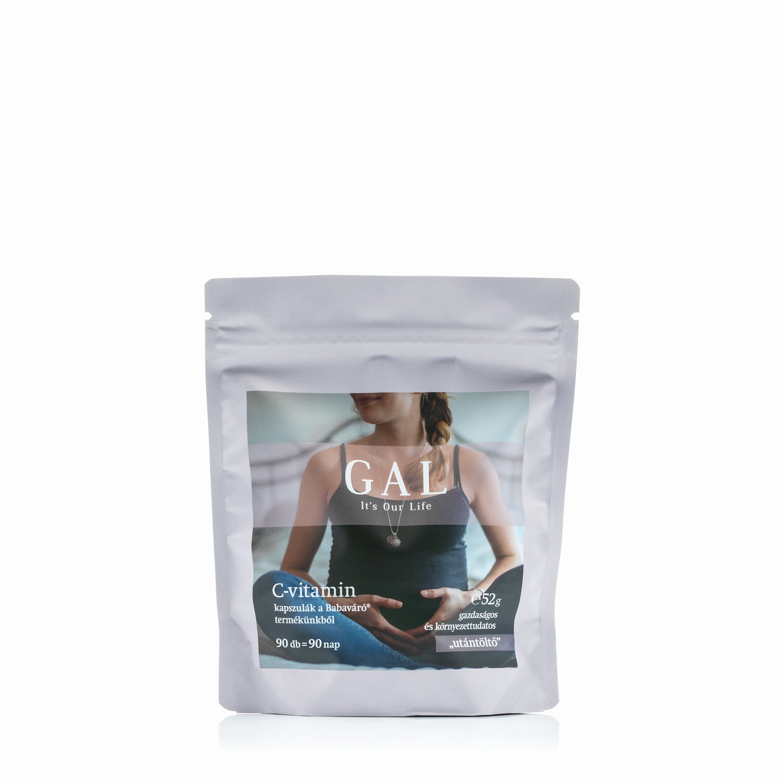 GAL Babaváró – C-vitamin kapszulák, 90 adagos utántöltő - GA GAL Babaváró – C-vitamin kapszulák, 90 adagos utántöltő - GA